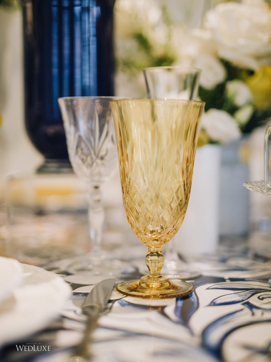Cerulean Ceramic ~ WedLuxe Media