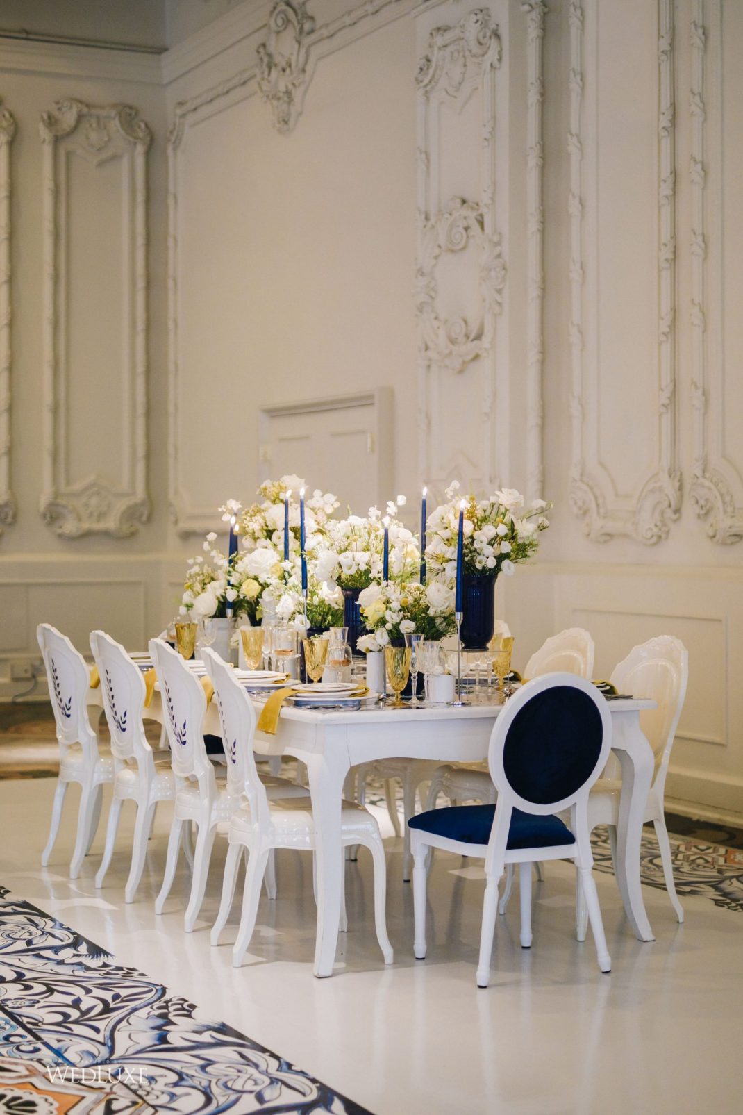 Cerulean Ceramic ~ WedLuxe Media