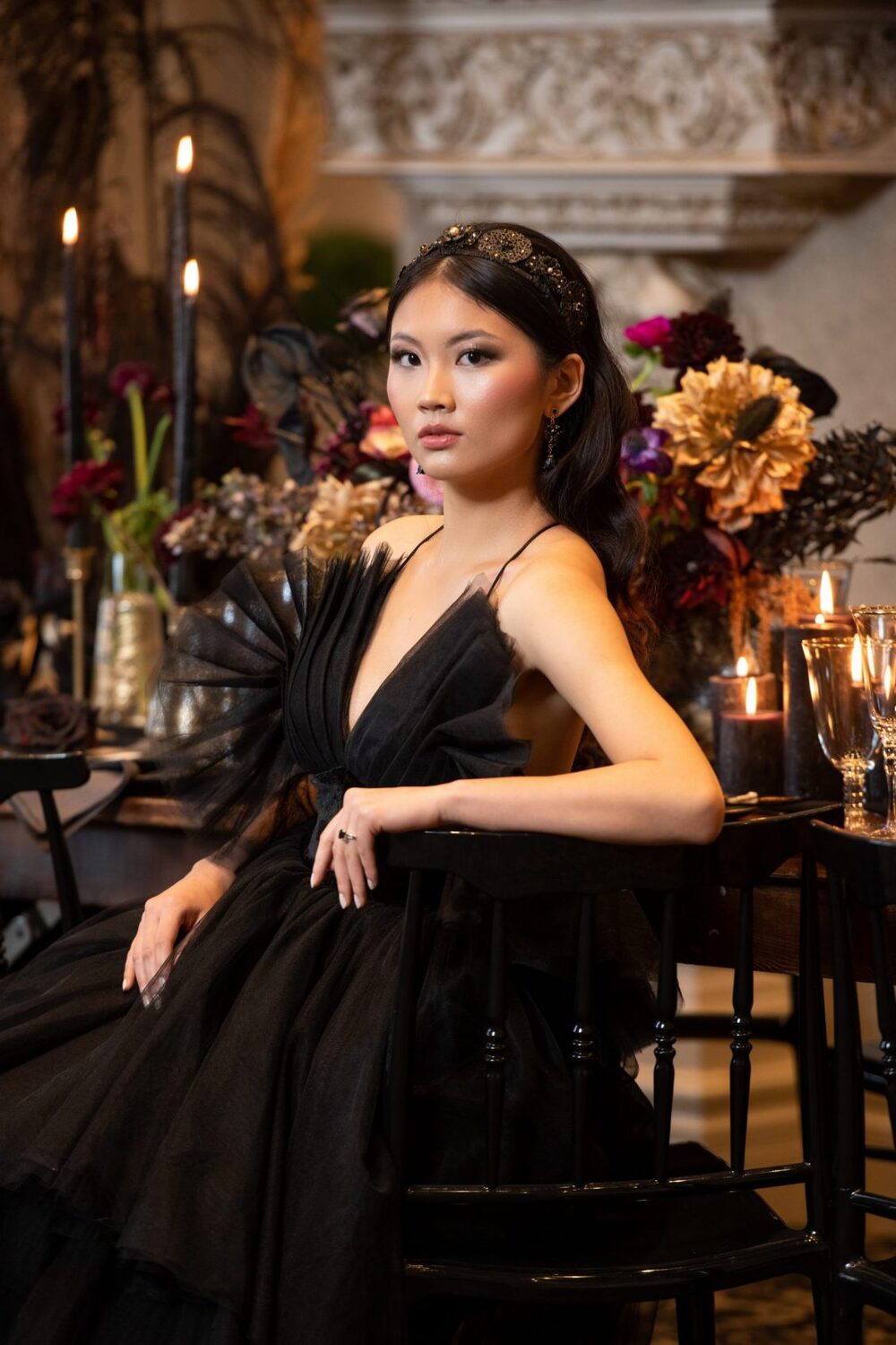 The Black Swan Bride ~ WedLuxe