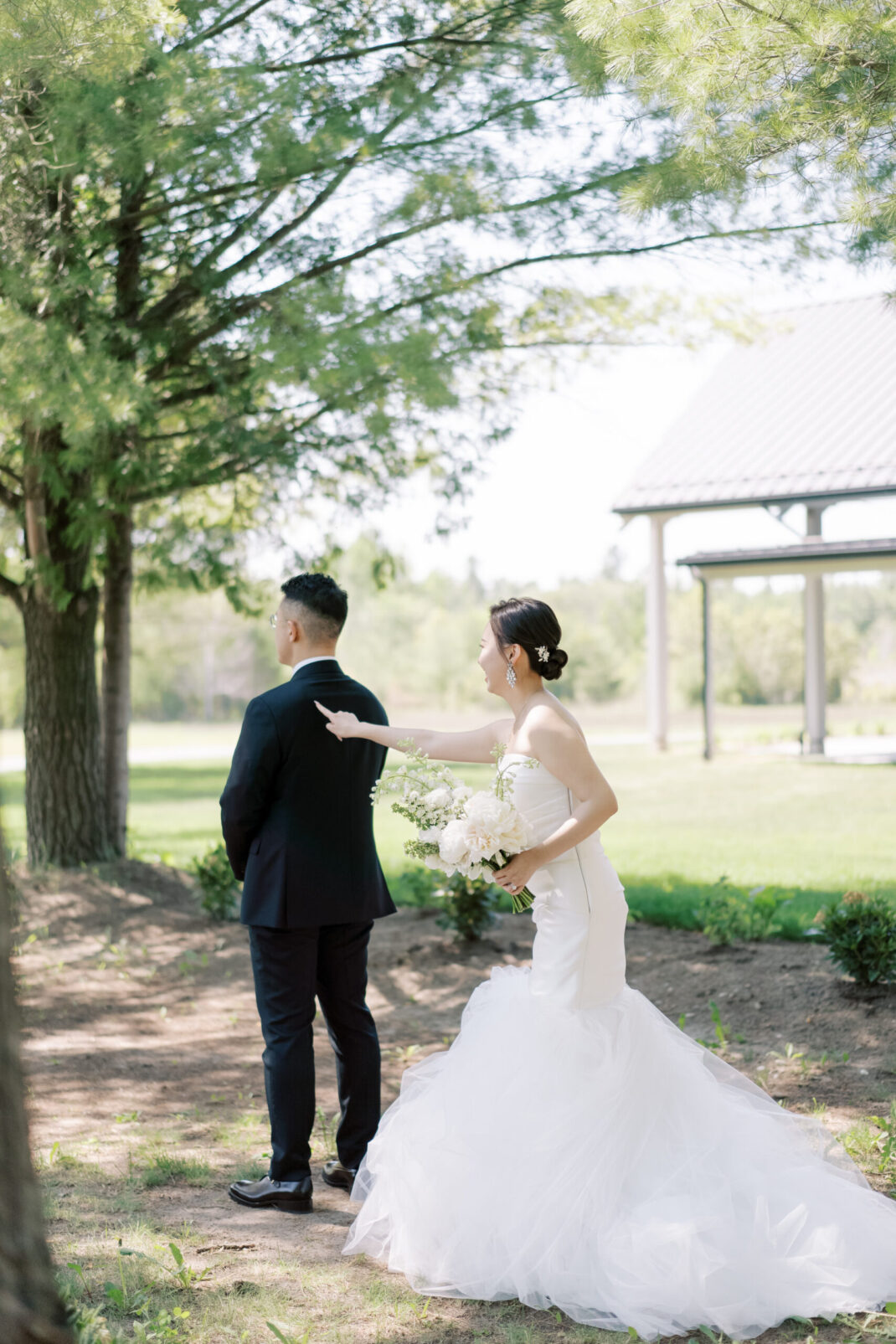 An Elegant Garden Wedding at Three Feathers Terrace ~ WedLuxe