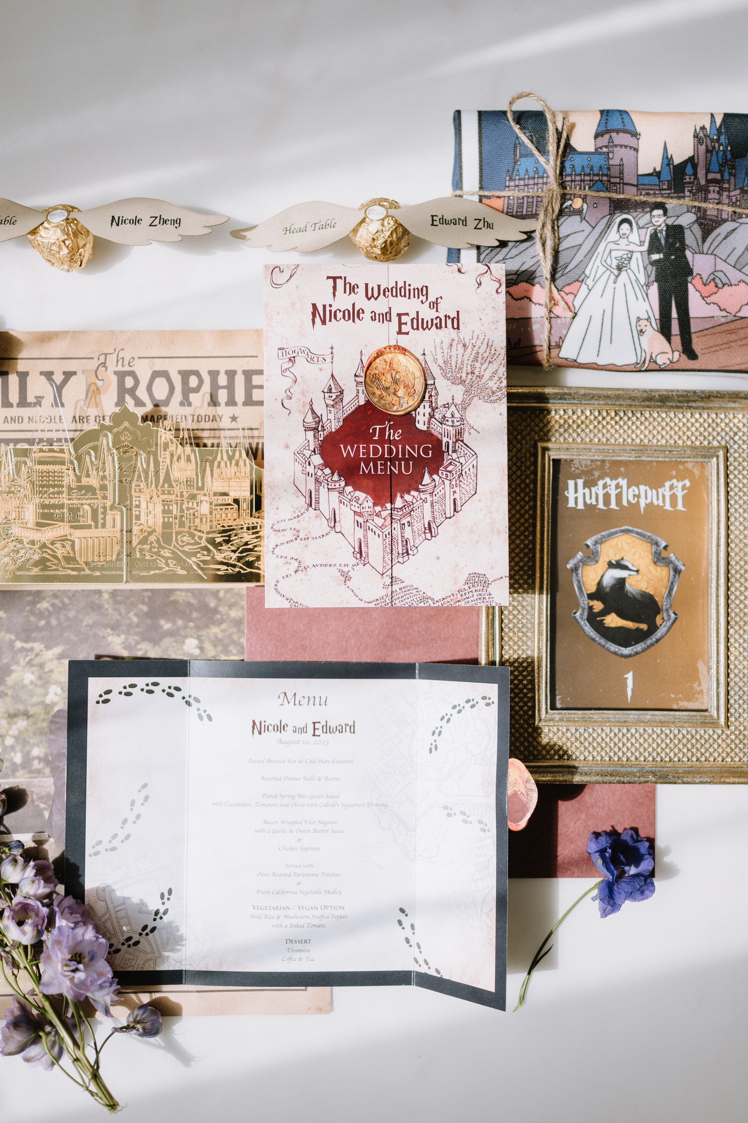 A collection of Harry Potter and Great Gatsby-inspired wedding ...