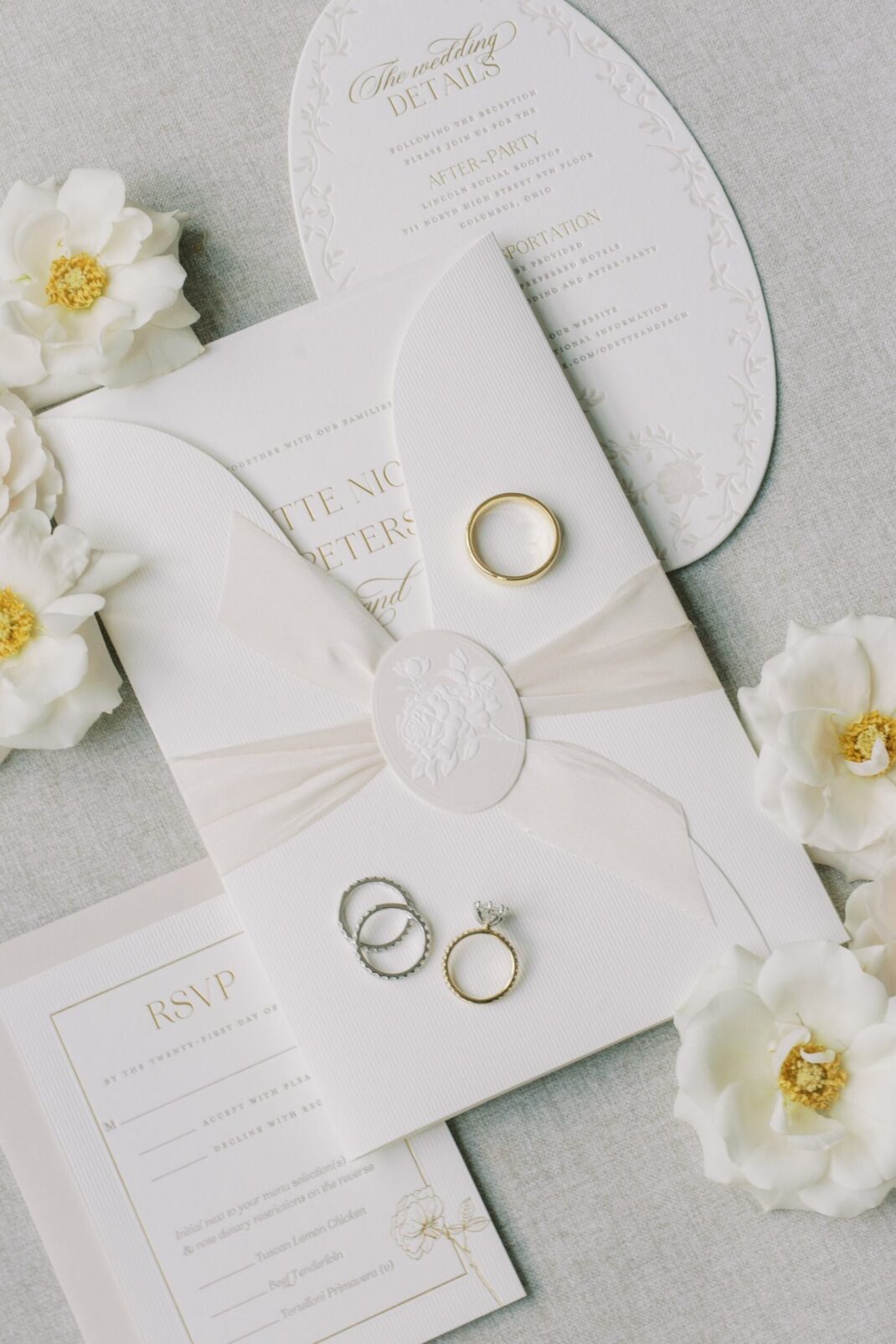 Zach Werenski and Odette Peters’ Timeless Wedding at New Albany Country ...